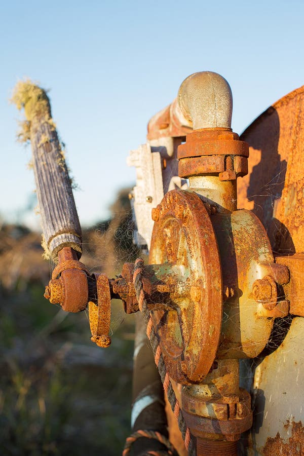 Old Gas Pump stock photo. Image of rusty, equipment, petrol - 9588660