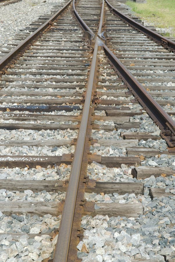 Railroad Tracks Meeting Stock Photos - Free & Royalty-Free Stock Photos ...