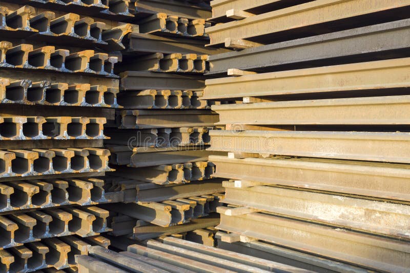 Old rusty rails stock photo. Image of railway, material - 32578728