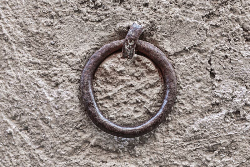 Old rusty ring stock image. Image of rusty, handle, france - 124505713