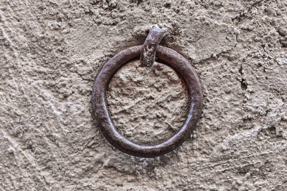 Old rusty ring stock image. Image of rusty, handle, france - 124505713