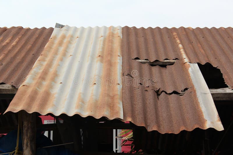 Old rusty roof stock photo. Image of pattern, covering - 40990586
