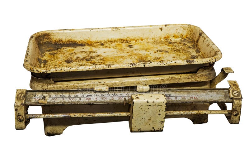 Old rusty pan scales stock photo. Image of scale, weigh - 17598032