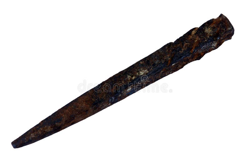 Old rusty sharp rod stock photo. Image of pick, steel - 101401276