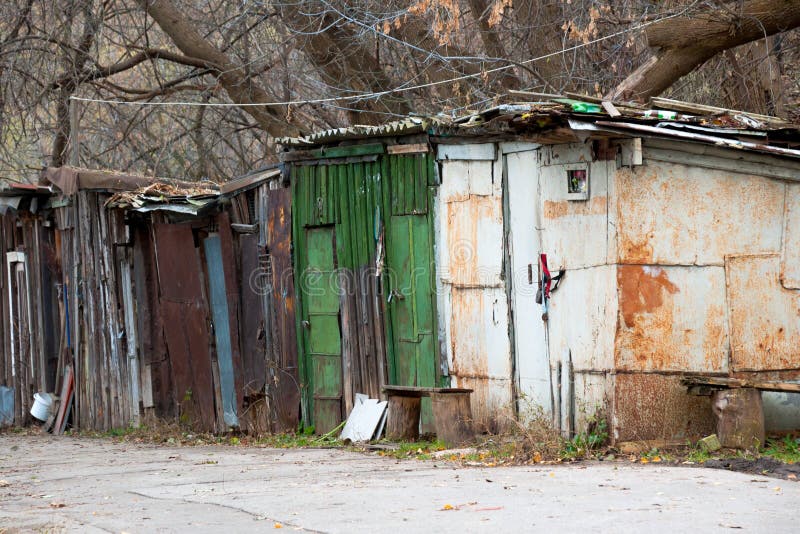 Old rusty sheds stock image. Image of rural, aged, rust - 83696557