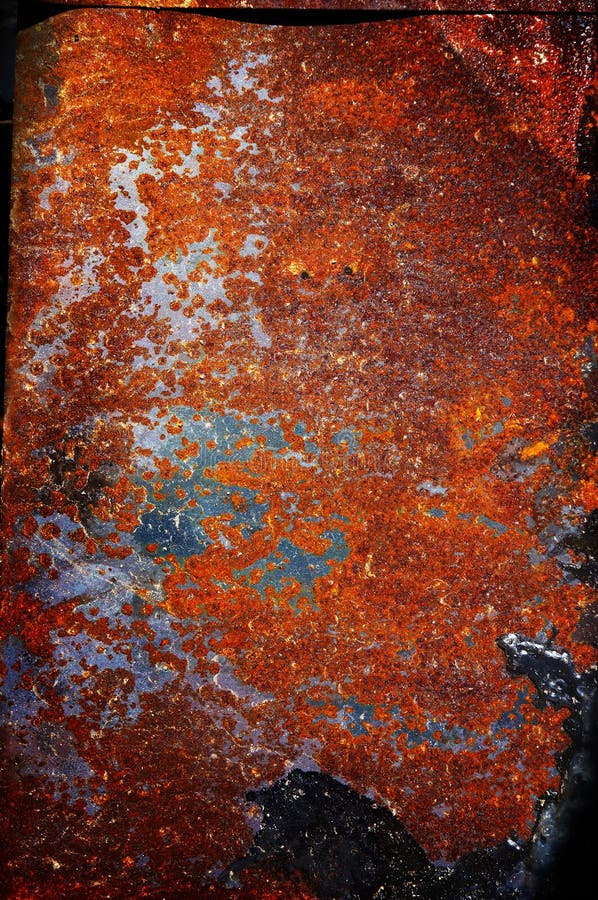 Old Rusty Sheet Metal, Texture Stock Photo - Image of texture, wall ...