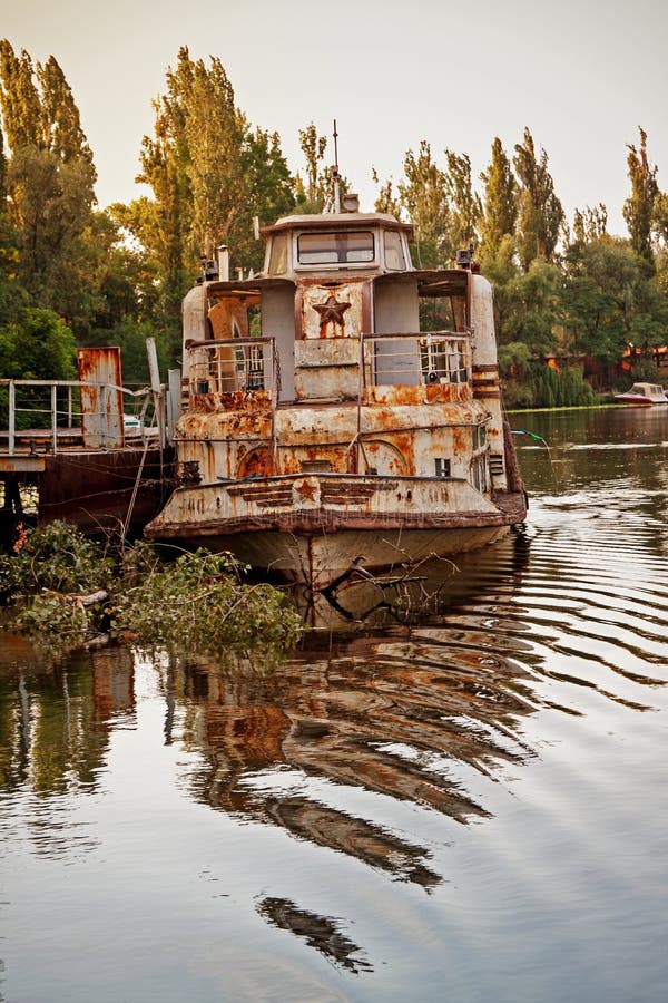 Old rusty ship stock photo. Image of commercial, leisure - 40920314