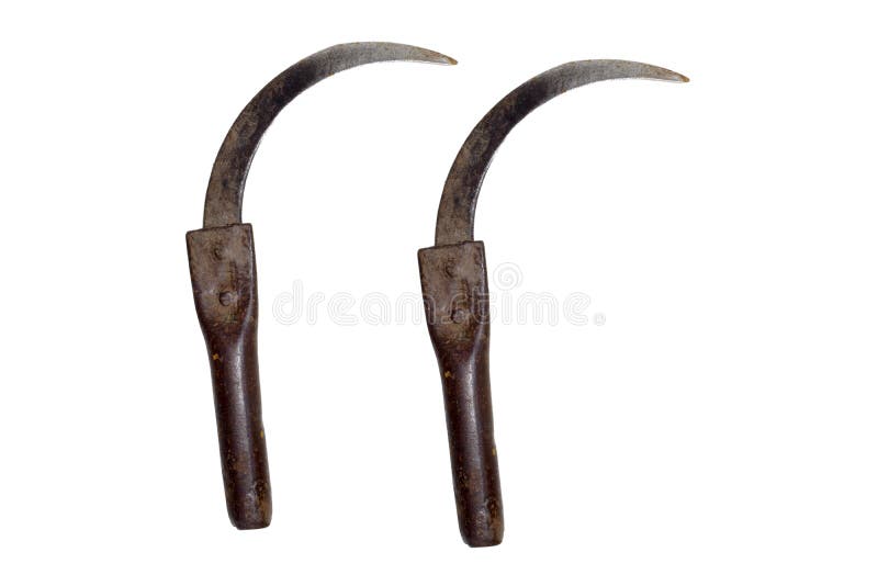 Old rusty sickle stock image. Image of tool, blade, sharp - 254614453