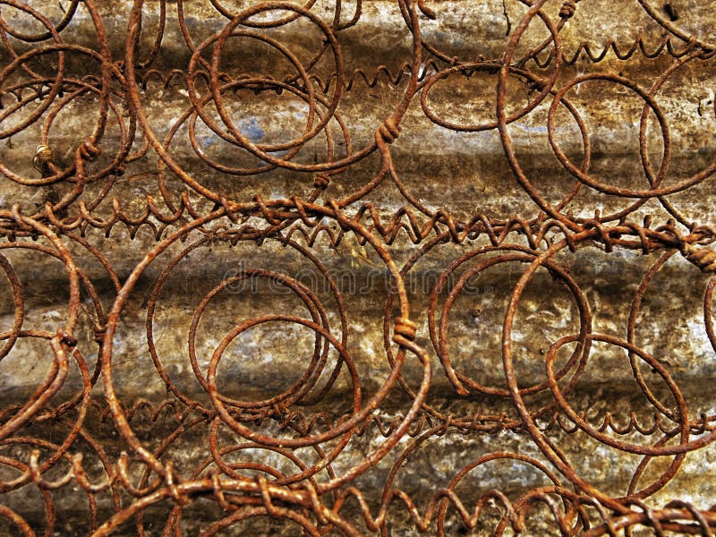 Old Rusty Spring stock image. Image of cutout, rust, worn - 23720059