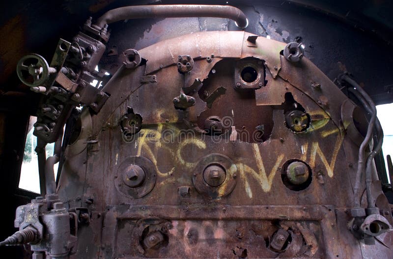 Old rusty steam engine stock image. Image of vintage - 10110557