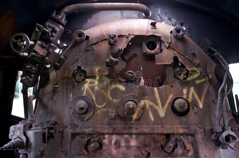 Old rusty steam engine stock image. Image of vintage - 10110557