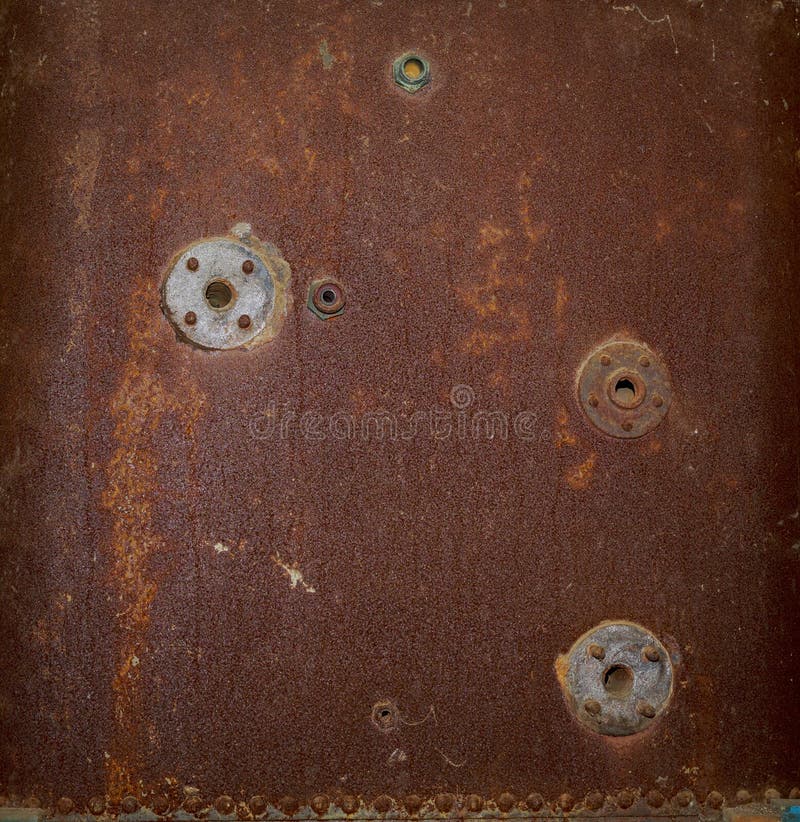 Rusty Boiler Room Pipes. Old Metal Boiler Generating Heating And ...