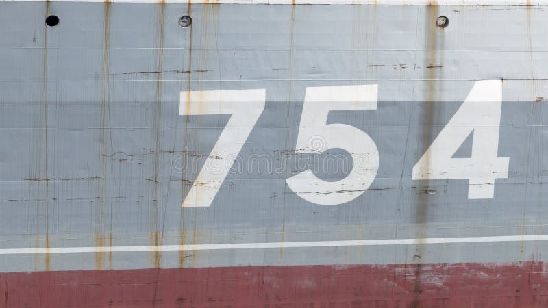 Old Rusty Surface with Numbers Stock Image - Image of four, stains ...