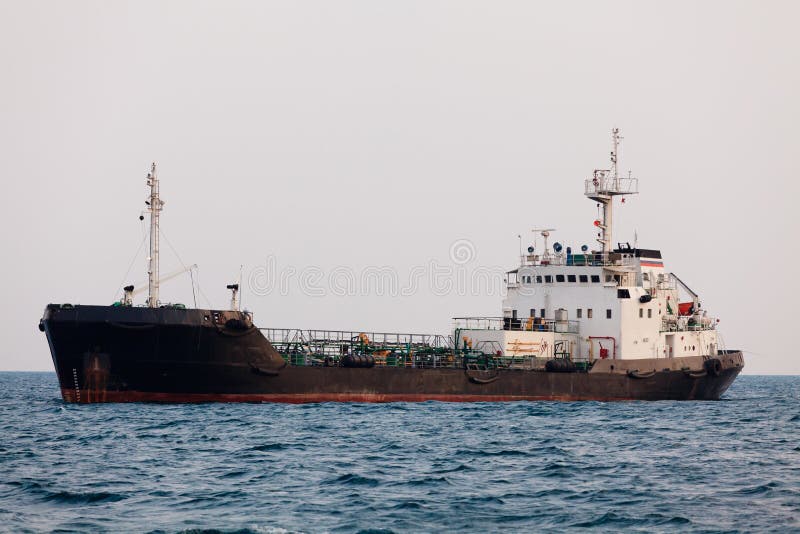 Old rusty tanker stock image. Image of port, nautical - 16260449