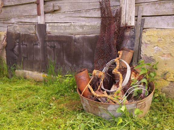 Old rusty things stock photo. Image of cord, building - 71792926