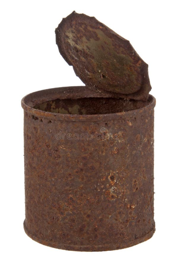 Rusty tin can stock image. Image of container, grungy - 32181025