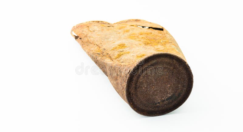 Old rusty tin can stock image. Image of open, oxidizing - 81686081