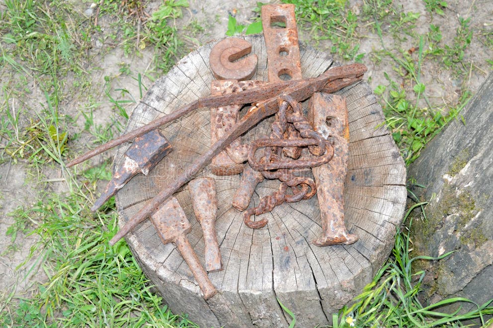 Old rusty tool bits stock photo. Image of metallic, dealer - 72918540