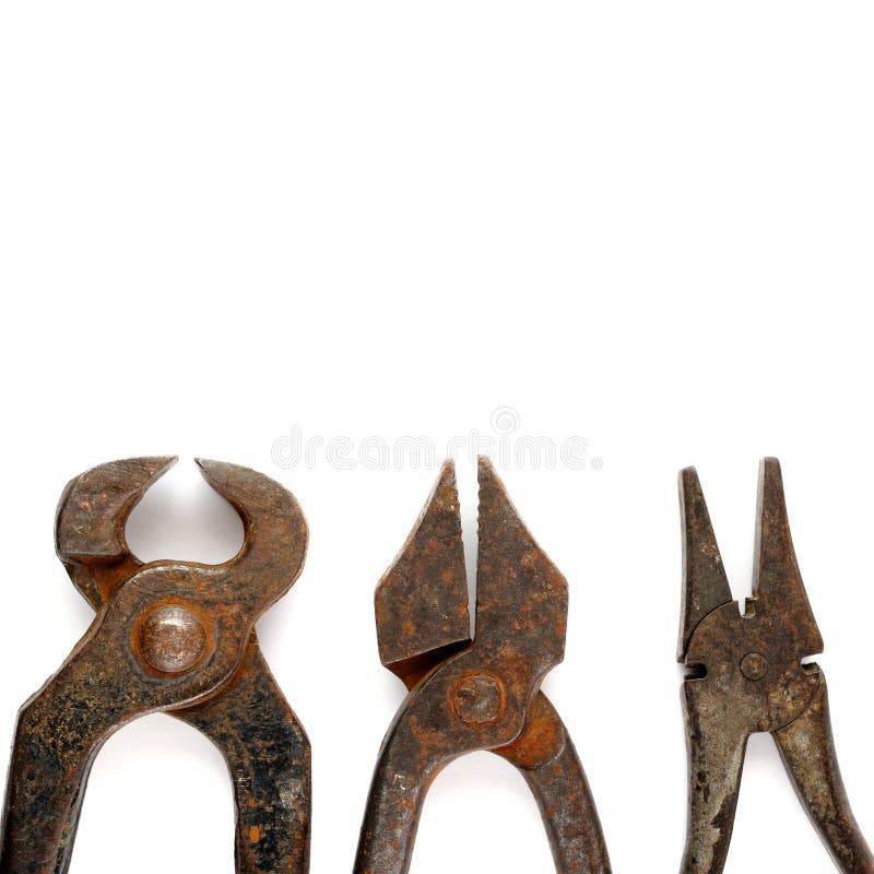 Old rusty tools stock photo. Image of iron, objects, pliers - 22773658