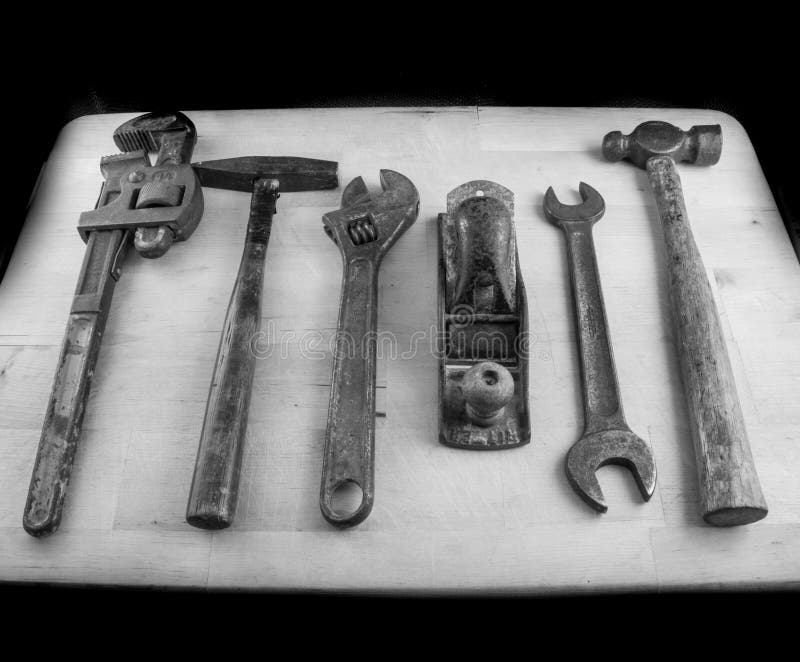 Old Rusty Tools stock image. Image of carpentry, obsolete - 44372939