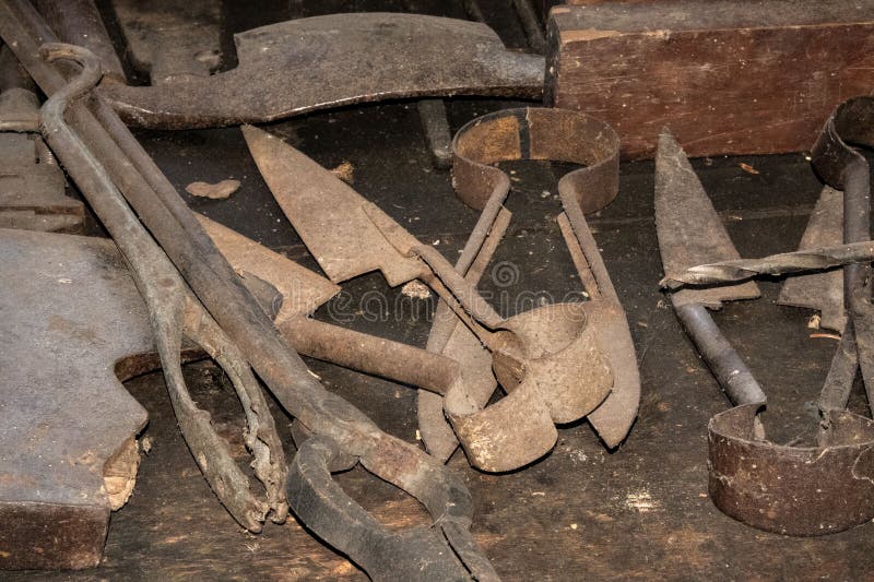 Old rusty tools stock photo. Image of timber, vehicle - 356977988