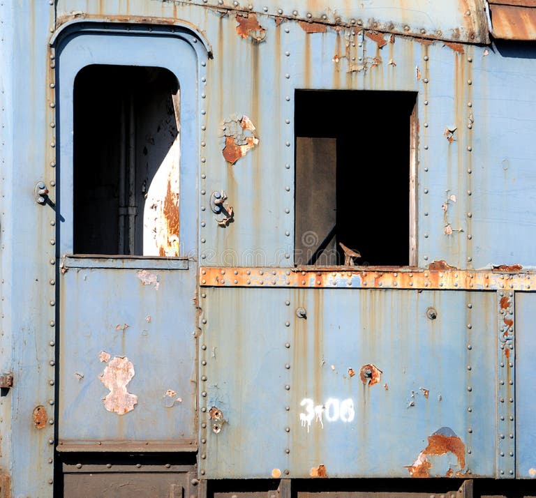 Old rusty train cars stock photo. Image of metro, fire - 4604252