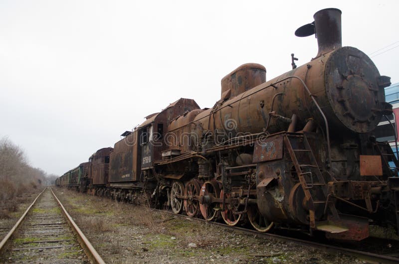 Old rusty train stock photo. Image of corroded, potosi - 77258570