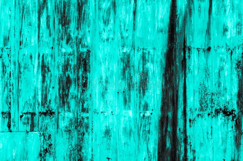 Rusty Turquoise Iron Surface Texture Stock Photo - Image of macro ...