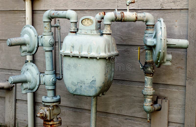 Natural Gas Meter stock photo. Image of burn, bill, heat - 463524