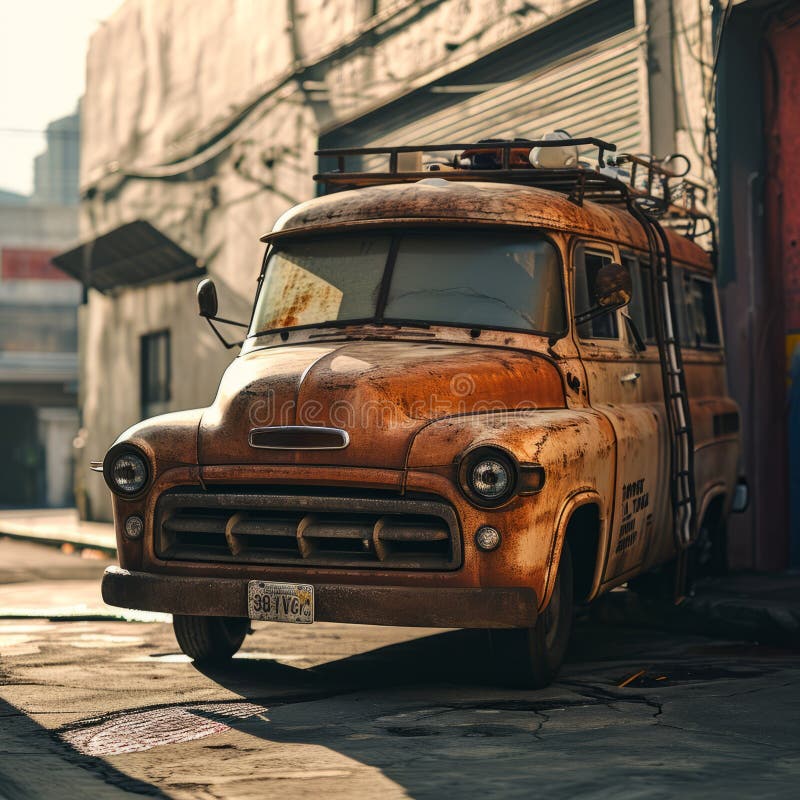 Rusty Van Stock Illustrations – 180 Rusty Van Stock Illustrations ...