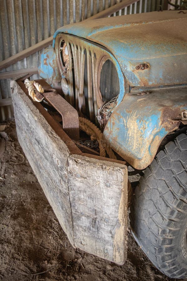 Old Rusty Vehicle in a Junkyard Stock Photo - Image of dirty, rusty ...