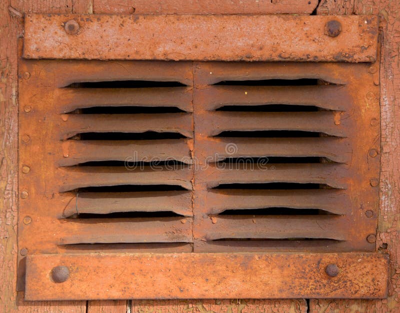 Old Rusty Ventilation Grill Stock Photo - Image of rough, industry ...