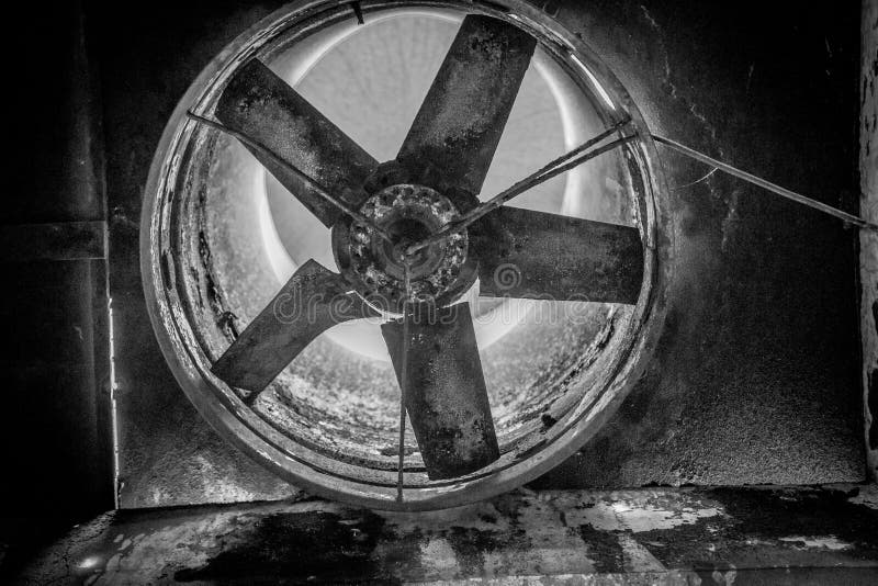 Old rusty ventilator stock image. Image of inside, abandoned - 88508837
