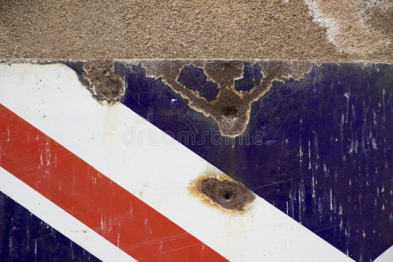 Old Rusty Vintage Union Jack Sign Stock Image - Image of graphic, sign ...