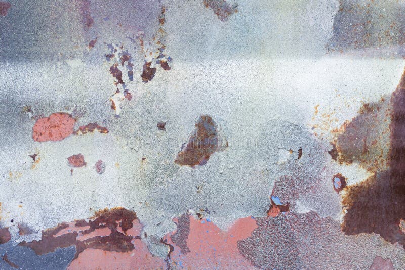 Old Rusty Wall with Distressed Colors Stock Illustration - Illustration ...