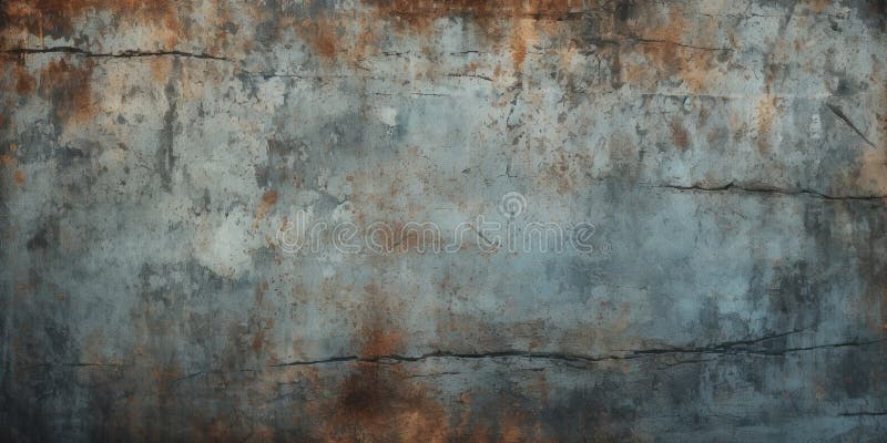 An Old Rusty Wall with Visible Rust Stains. Perfect for Adding Texture ...