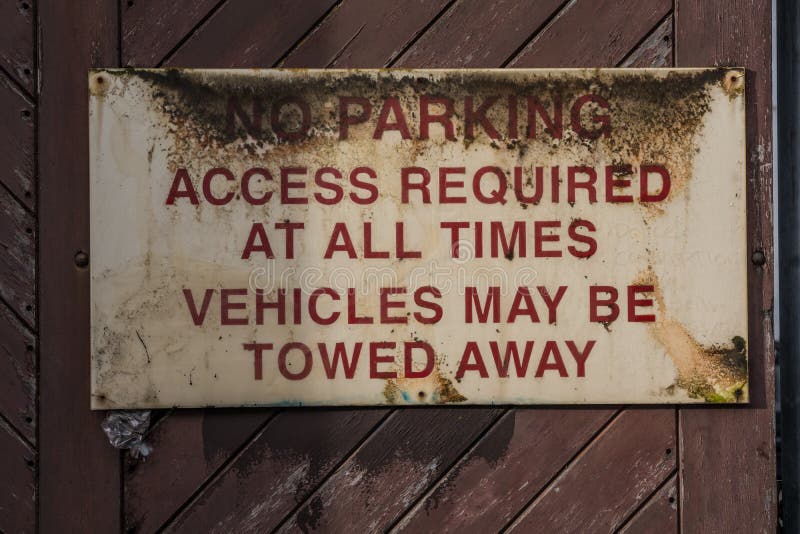 844 No Parking Sign Old Stock Photos - Free & Royalty-Free Stock Photos ...