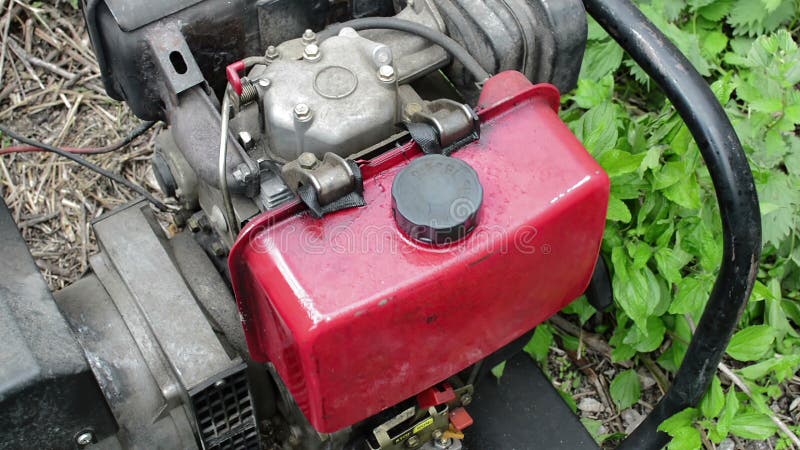 Old and Rusty Water Pump Motor Stock Image - Image of failure, rotate ...