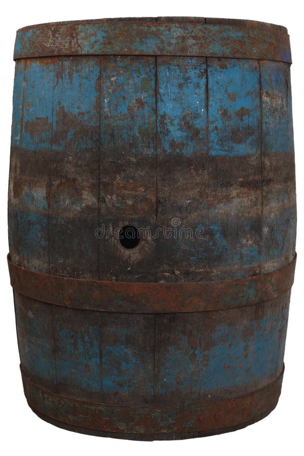 Old rusty wooden barrel stock photo. Image of antique - 135755908