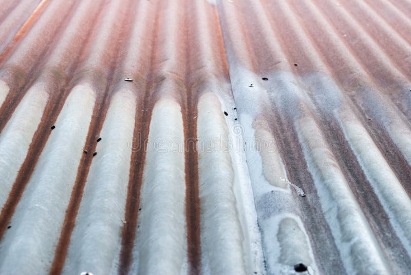 Old rusty zinc galvanized. stock image. Image of industry - 55608037