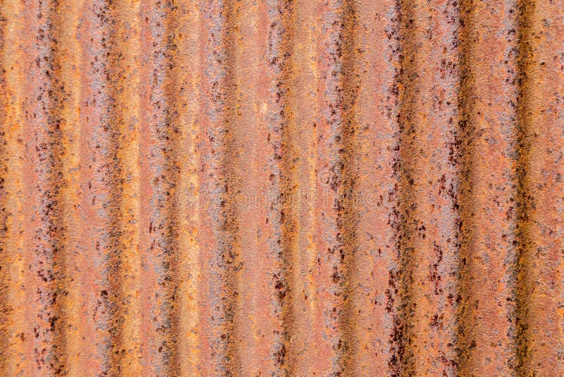 Rusty zinc plated sheet stock image. Image of wall, industry - 123464029