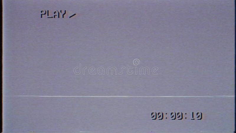 Old 90s TV Overlay Scan Lines Vhs Effect Screen Bright Noise ...