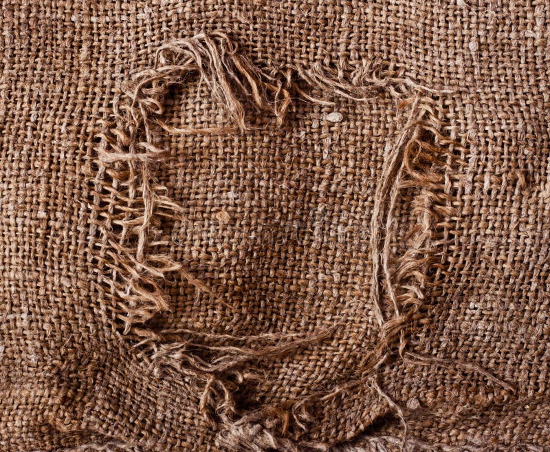 Old canvas sack stock image. Image of woven, black, background - 4997305
