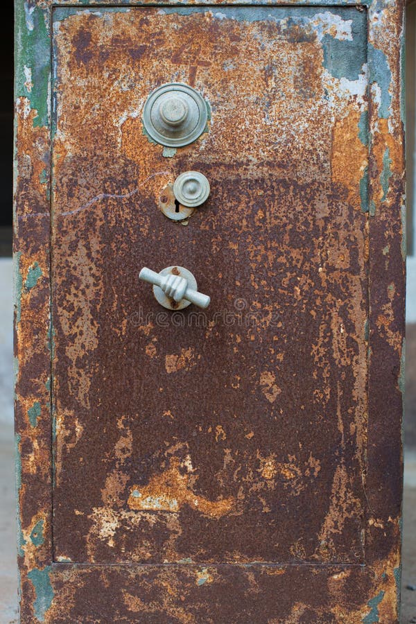 Old safe stock image. Image of rust, collision, strong - 46979495
