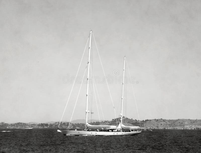 Old sailing ship stock image. Image of coast, duotone - 34258745