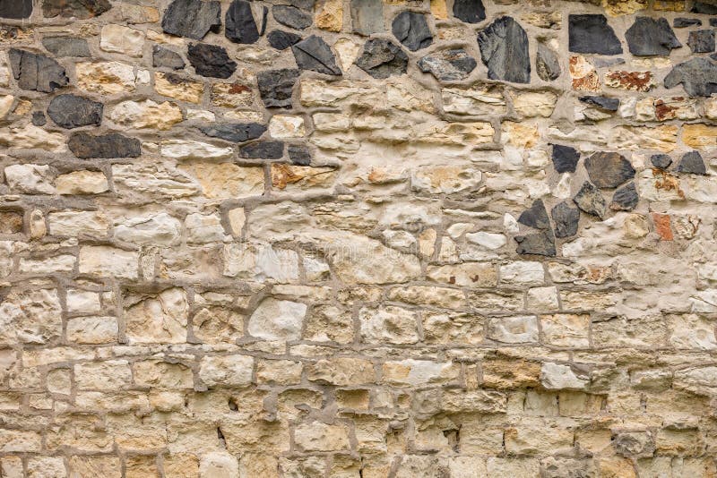 Old Sandstone Wall. Background from Beautiful Old Sandstone. Stock ...