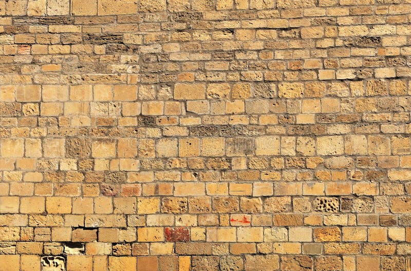 Old sandy brick wall stock image. Image of mediterranean - 78465231
