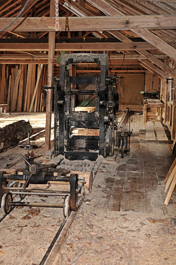 Old saw mill stock photo. Image of wood, mill, carpenter - 8338284