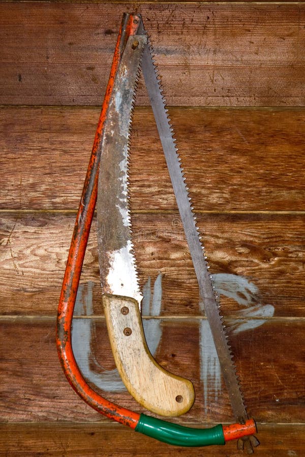 Old Saws stock image. Image of sawtooth, woodcutting, hanging - 5861807