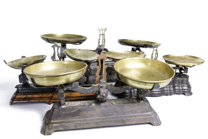 Old Scale stock image. Image of decoration, brass, antique - 43545647